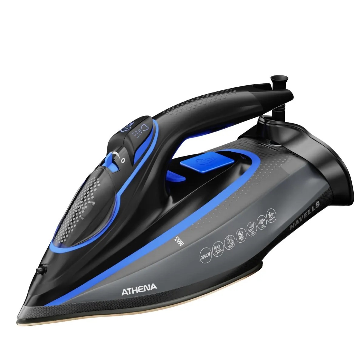 Havells Athena Steam Iron with auto sensor 3000 watt - ASM Crockery